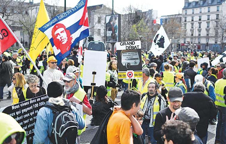 French ‘yellow vests’ stage 20th week of anti-govt protests - World ...
