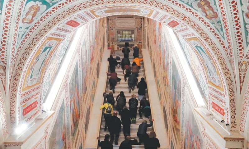 Rome’s ‘Holy Stairs’ uncovered for first time in 300 years - World ...