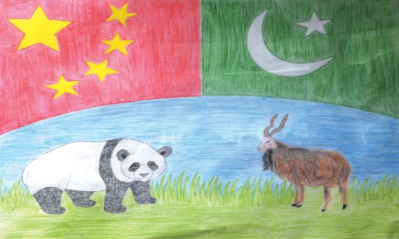 Students depict strong Pakistan, China ties through posters - Newspaper ...