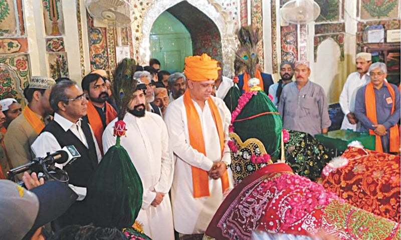 198th urs celebrations of Sachal Sarmast get under way at Daraza Sharif ...