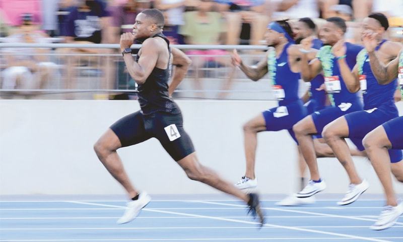 Coleman romps to 100m title - Newspaper - DAWN.COM