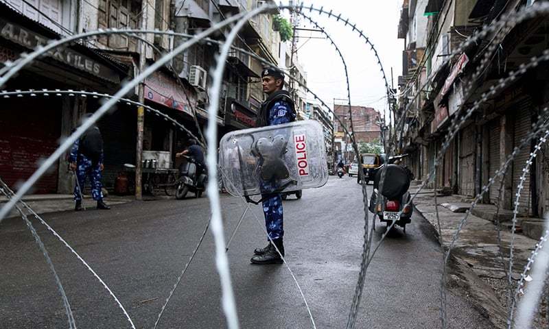Indian troops enforce Kashmir lockdown during Friday prayers - World ...