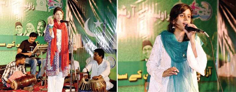 Local singers entertain audience with national songs - Newspaper - DAWN.COM
