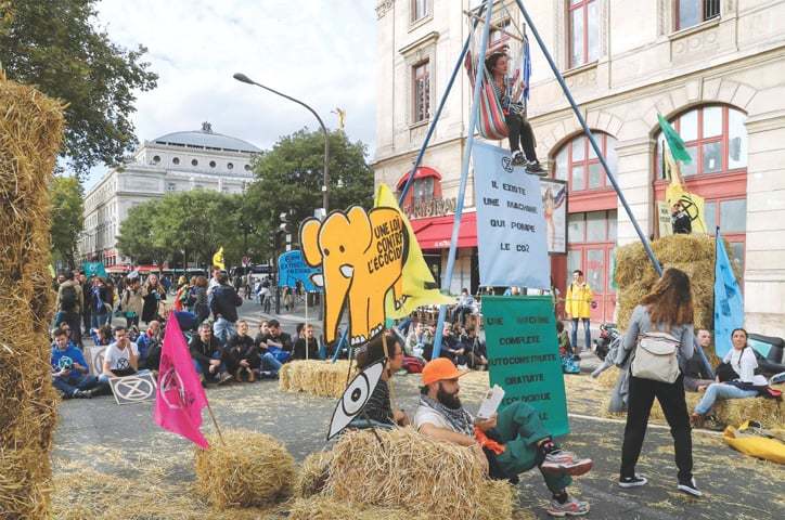 Climate protests block roads across Europe to demand action - Newspaper ...