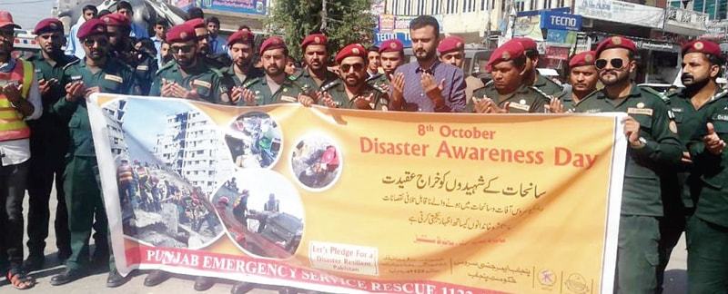 Walk marks National Disaster Awareness Day - Newspaper - DAWN.COM