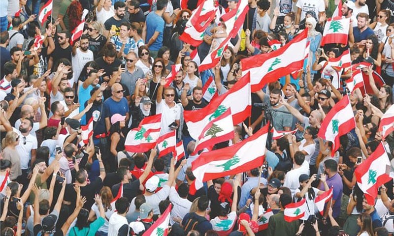 Thousands take to Lebanon’s streets in third day of protest - World ...