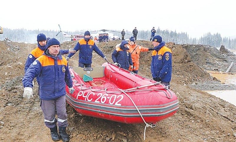15 die in dam collapse at Siberian gold mine - Newspaper - DAWN.COM