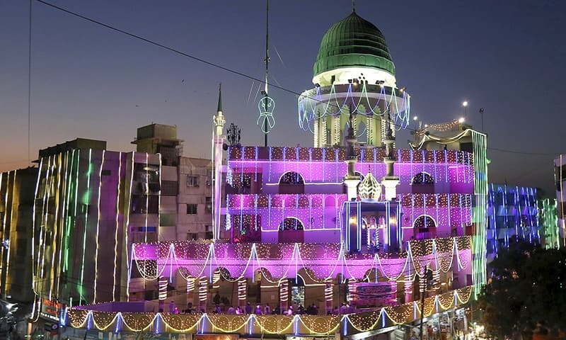 In pictures: Bright lights, colourful processions abound as Eid-i ...