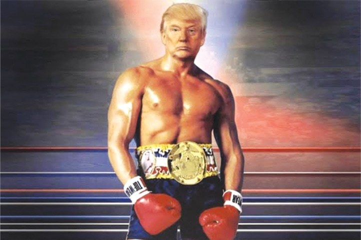 Trump beefs up with Rocky body on Twitter - Newspaper - DAWN.COM