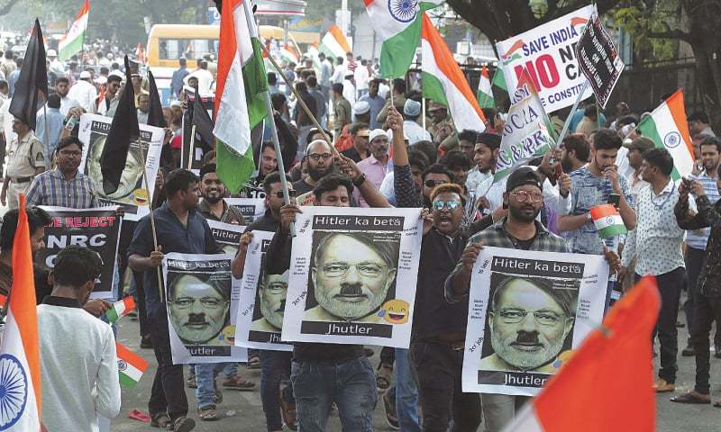 Massive march in India to protest citizenship law - Newspaper - DAWN.COM