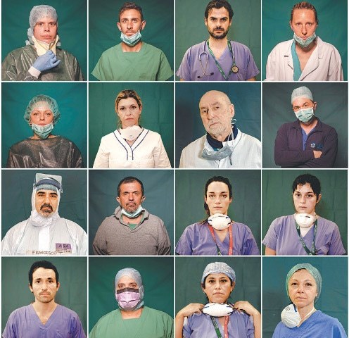 Italy’s front-line medical heroes, in portraits - Newspaper - DAWN.COM