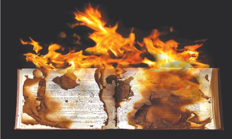 ESSAY: THE GLOW OF BURNING BOOKS - Newspaper - DAWN.COM