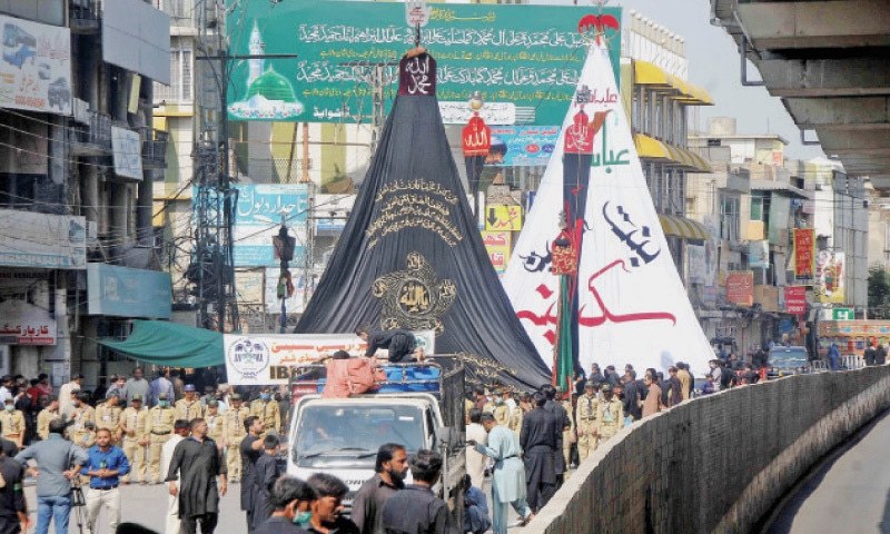 Chehlum procession ends peacefully amid tight security - Newspaper ...