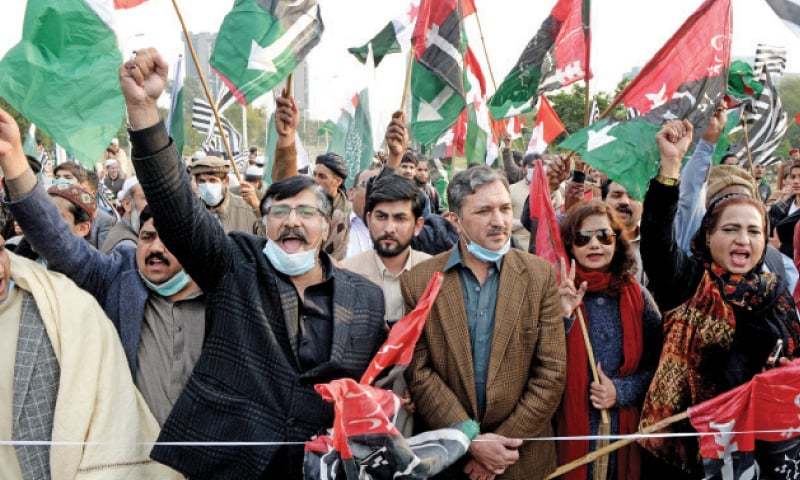 Over 150 booked after PDM rally - Pakistan - DAWN.COM