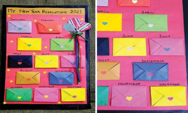 Wonder Craft: My New Year resolution chart - Newspaper - DAWN.COM
