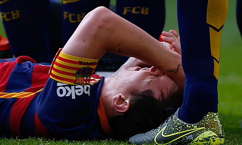 Barca’s Messi to miss Eibar game with ankle injury - Sport - DAWN.COM