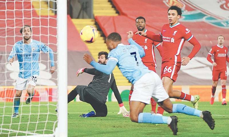 Alisson gifts City crushing win at fading champions Liverpool ...