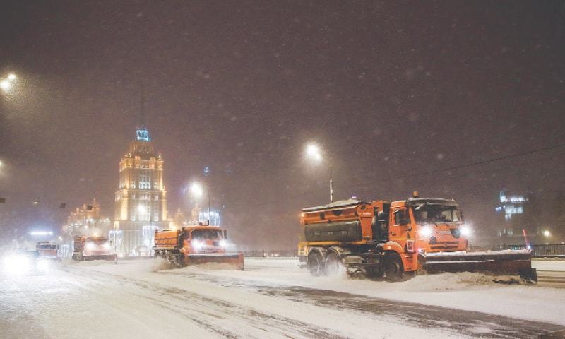 ‘Snow apocalypse’ descends on Moscow - World - DAWN.COM