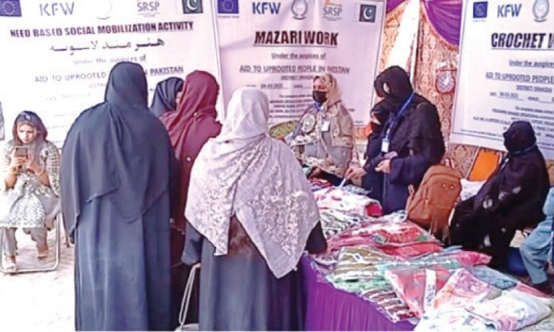 Women showcase handicrafts at Kohat exhibition - Newspaper - DAWN.COM