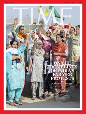 TIME features the women leading the Indian farmers' protests on its ...