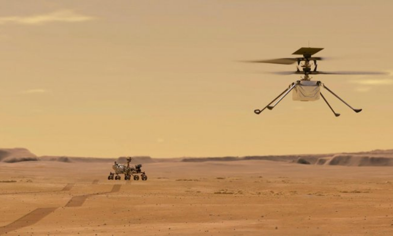 Perseverance rover captures sound of Ingenuity copter flying on Mars ...