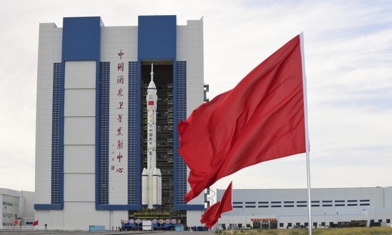 Rocket on pad, China ready to send first crew to live on space station ...