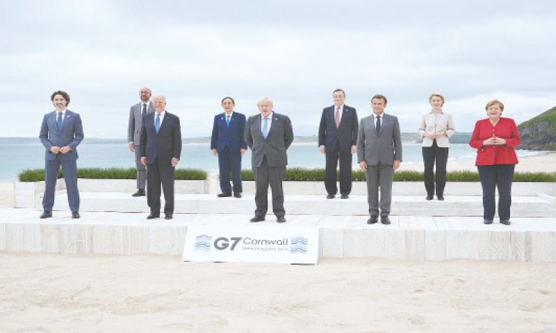 G7 leaders open summit with drive for one billion jabs - World - DAWN.COM