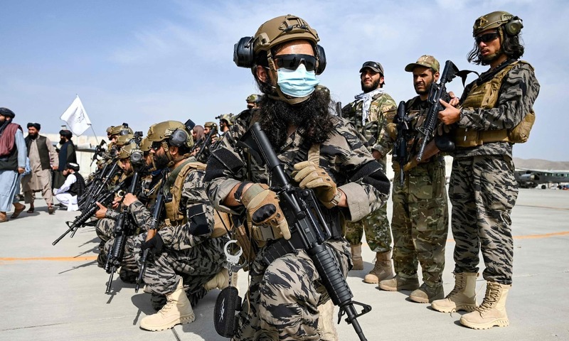 In pictures: Triumphant Taliban march on Kabul airport after US troops ...