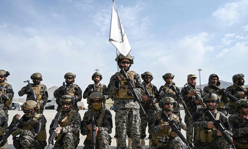 In pictures: Triumphant Taliban march on Kabul airport after US troops ...