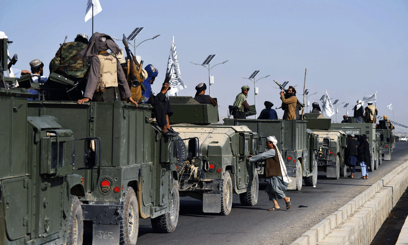 In pictures: Taliban parade to show off plundered US hardware - World ...