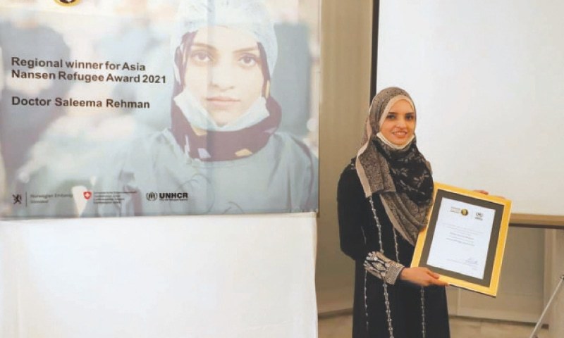 Afghan doctor wins Nansen refugee award - Pakistan - DAWN.COM