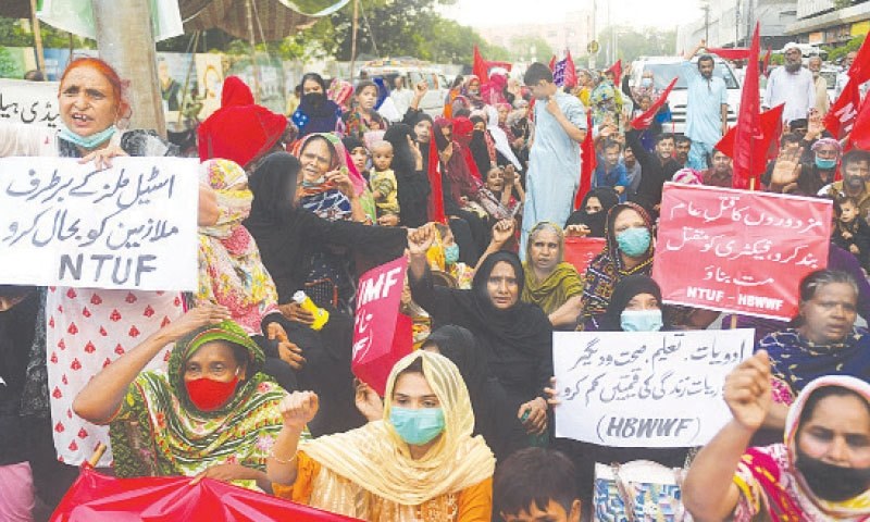 Workers rally against price hike, plunder in Karachi - Pakistan - DAWN.COM