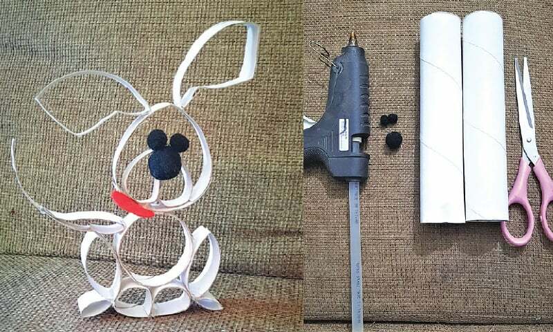 Wonder Craft: Rabbit from paper roll - Newspaper - DAWN.COM