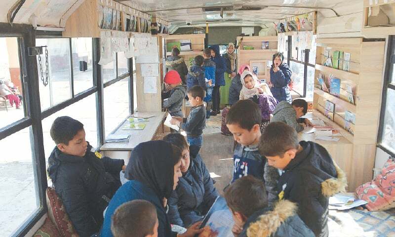 Mobile library restarts in Afghan capital - World - DAWN.COM