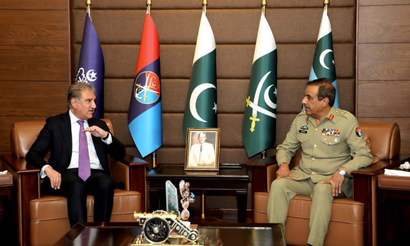 FM Qureshi discusses security issues with CJCSC Nadeem Raza - Pakistan ...
