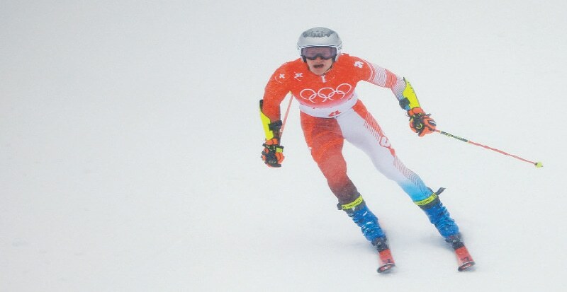 Skiers struggle as real snow falls on Winter Olympics - Sport - DAWN.COM