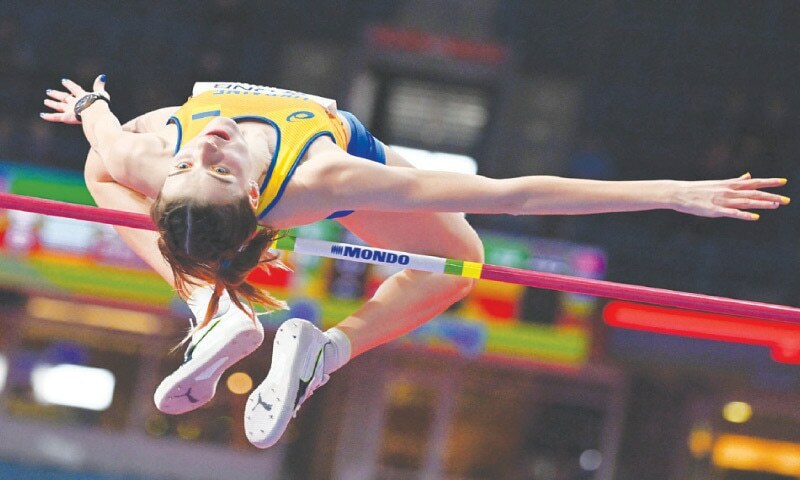 Ukraine’s Mahuchikh wins high jump gold at world indoors - Newspaper ...