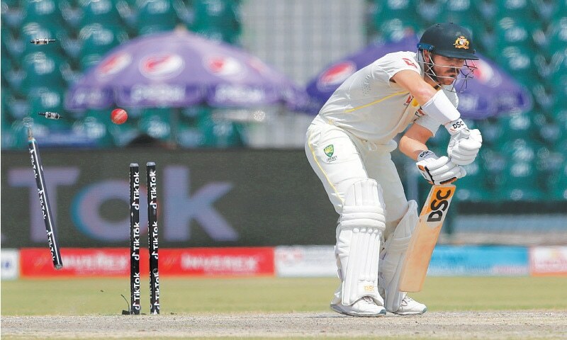 Pakistan openers set up gripping final day after Australia’s bold ...