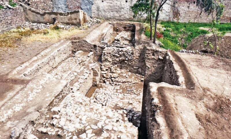 Archaeologists discover secondary gate of Bazira city - Pakistan - DAWN.COM