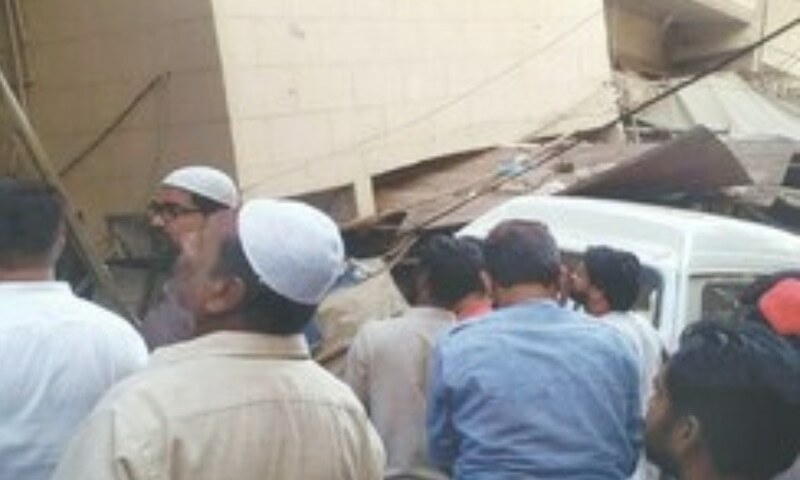 2 sisters die as building leaned, partially collapsed in Karachi's PIB ...