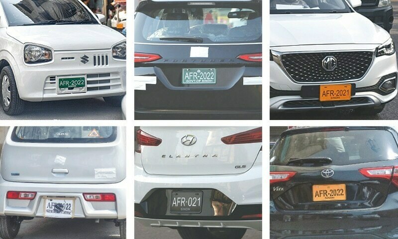Vehicles in Sindh to get number plates with new security features ...
