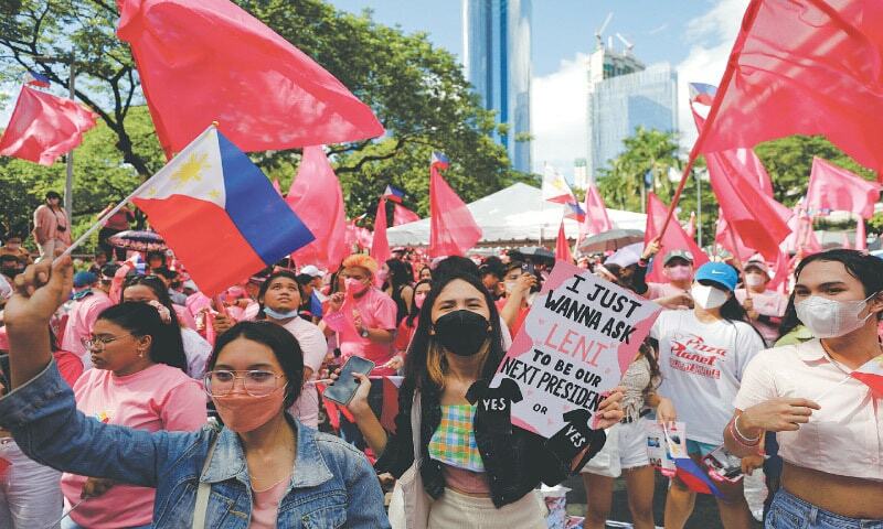 Marcos Jr on verge of win as presidential campaign ends - World - DAWN.COM