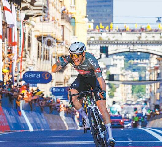 Italy’s Oldani sprints to maiden win in Giro 12th stage, Lopez in pink ...