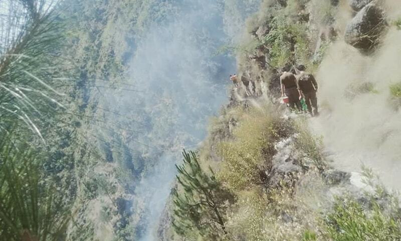 Four of a family killed as wildfire erupts in Shangla - DAWN.COM