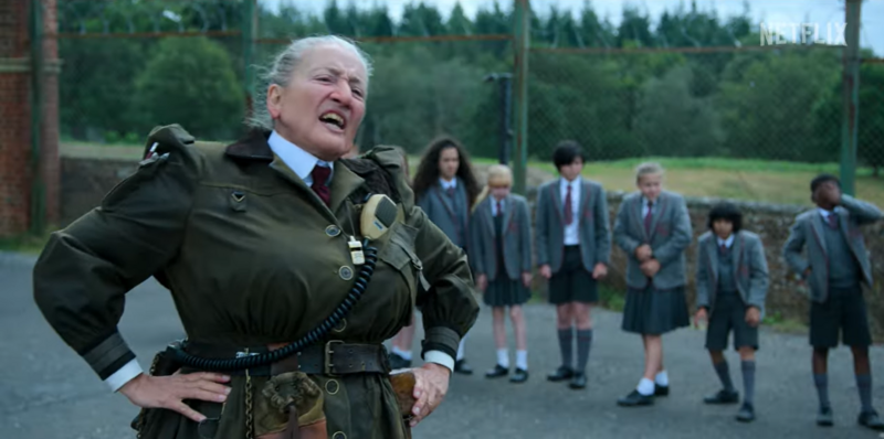 Emma Thompson's terrifying Miss Trunchbull revealed in the first teaser ...