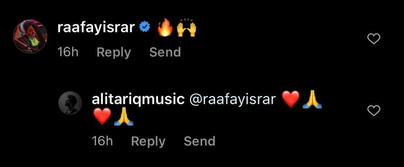 Ali Tariq teases new song 'Raabte' with a poster featuring Alizeh Shah ...