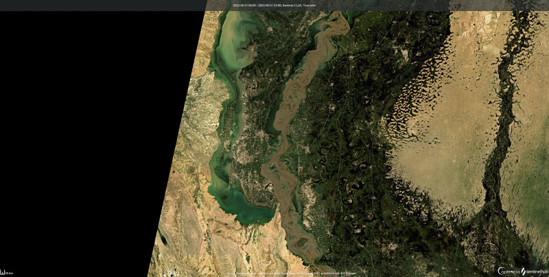 Satellite photos show extent of flooding in Pakistan - Multimedia ...
