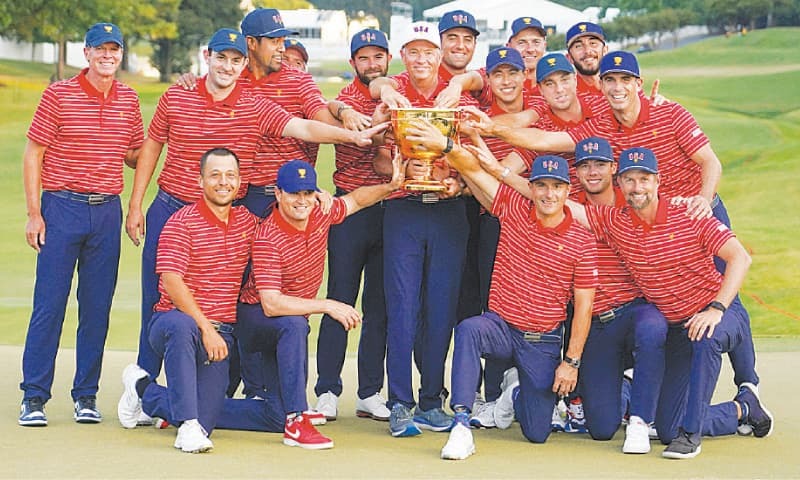 US win Presidents Cup as Internationals go down fighting - Newspaper ...