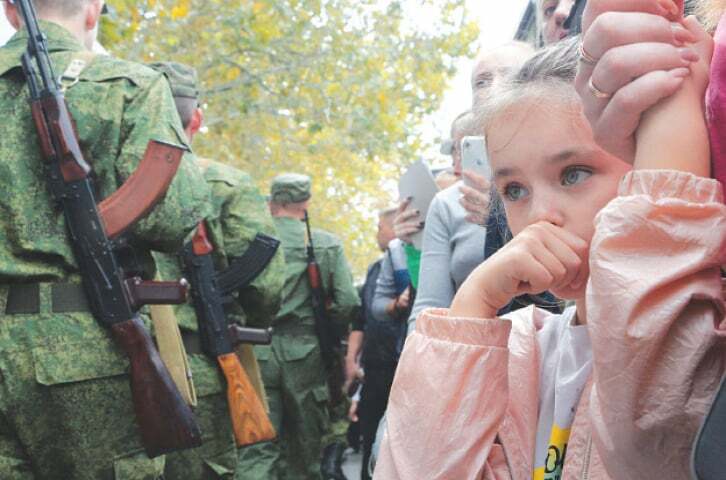 Mass exodus from Russia as partial vote backs ‘annexation’ - World ...