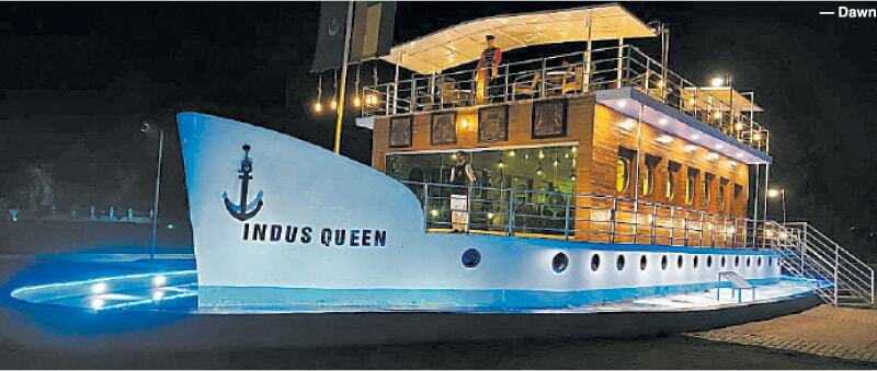 Replica of Indus Queen installed at Noor Mahal - Newspaper - DAWN.COM